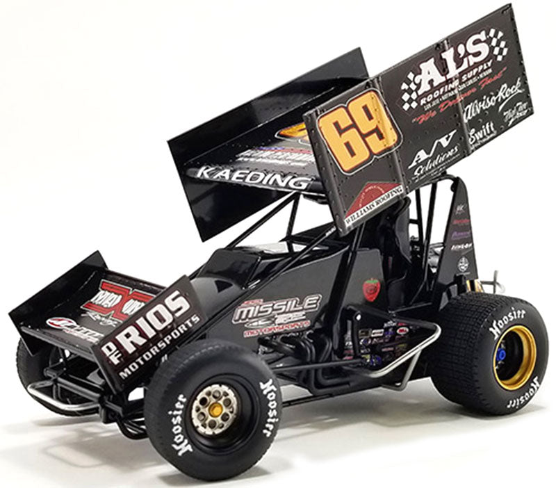 2022 #69 Kaeding Performance Sprint Car - Bud Kaeding /ACME 1/18 ミニカー ...