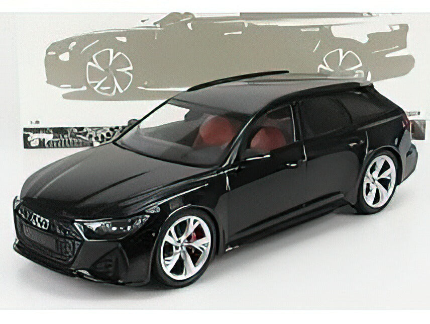 AUDI - A6 AUDI RS6 AVANT SW STATION WAGON 2019 - BLACK MET /Minichamps ...