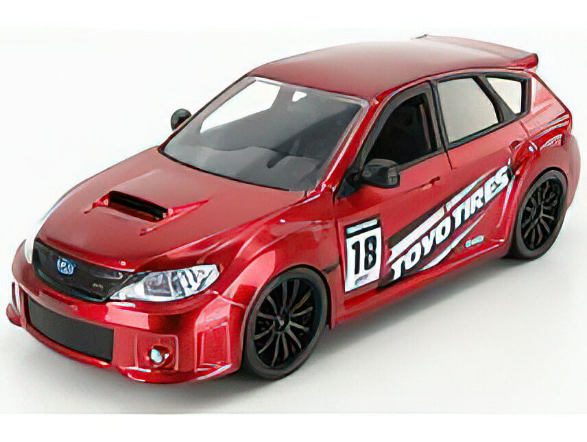 SUBARU - IMPREZA WRX STi N 18 TOYO TYRES 2012 - CANDY RED /JADA 1/24ミニ ...
